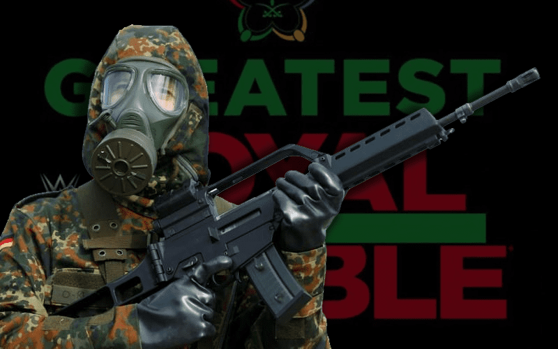 Greatest Royal Rumble Announce Team Was Escorted To Their Table By Men ...