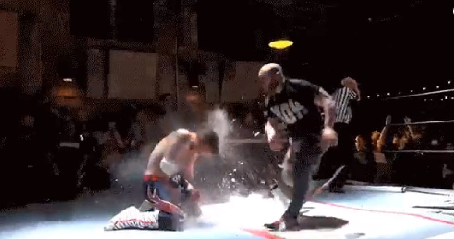 David Arquette Competes In Death Match & Slices Himself Up In The Process