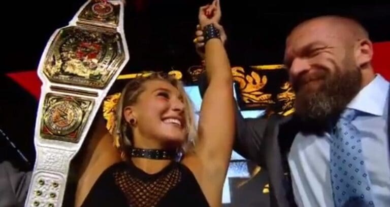 Rhea Ripley Gets Emotional After WWE NXT UK Women's Title Win
