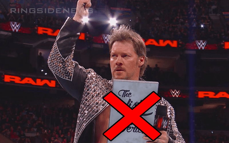 Chris Jericho Says The List Won't Be Back In WWE