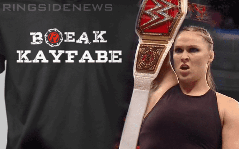 Ronda Rousey Is Now Selling 'Break Kayfabe' Merch