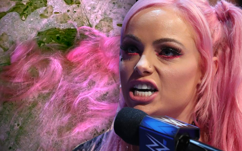 Liv Morgan Uploads Video While Cutting Her Hair