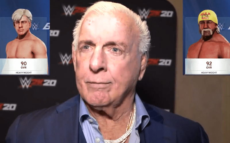 Ric Flair's Priceless Reaction To Hulk Hogan & Sting Having Higher WWE ...