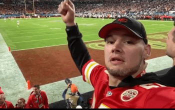 King Corbin Celebrates Chiefs Super Bowl LIV Win
