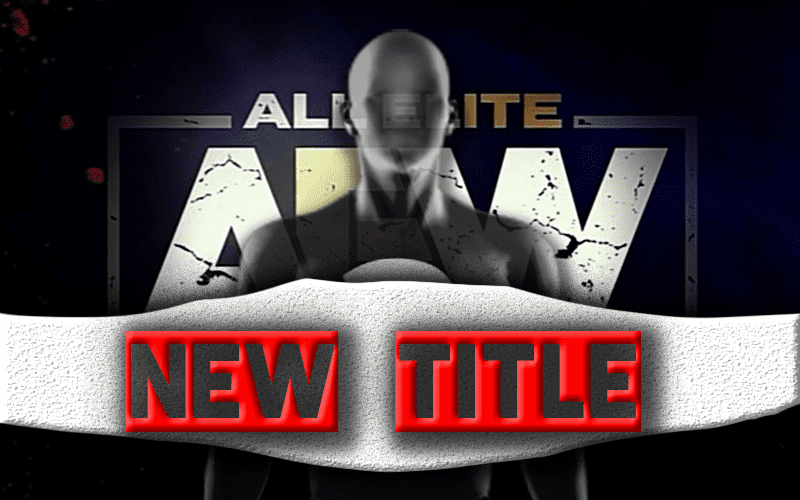 AEW Announces New 'TNT Championship' Title