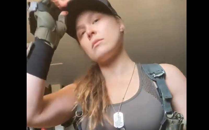 Ronda Rousey Playing Mortal Kombat's Sonya Blade To Fight Coronavirus