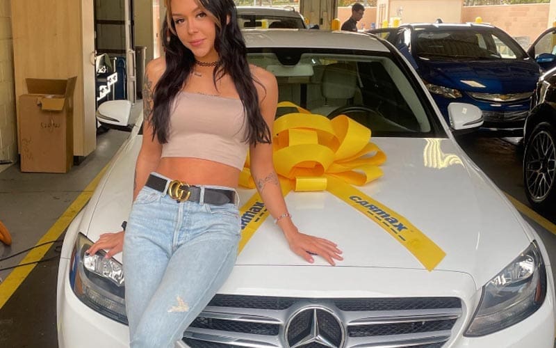 Cora Jade Makes An 'Adult Purchase' Of Mercedes-Benz
