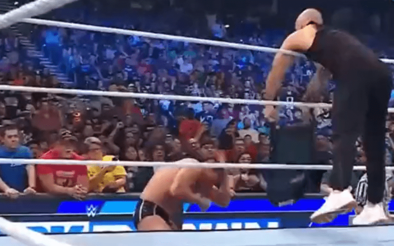 Ricochet 'Accidently' Busted Gunther Open On WWE SmackDown