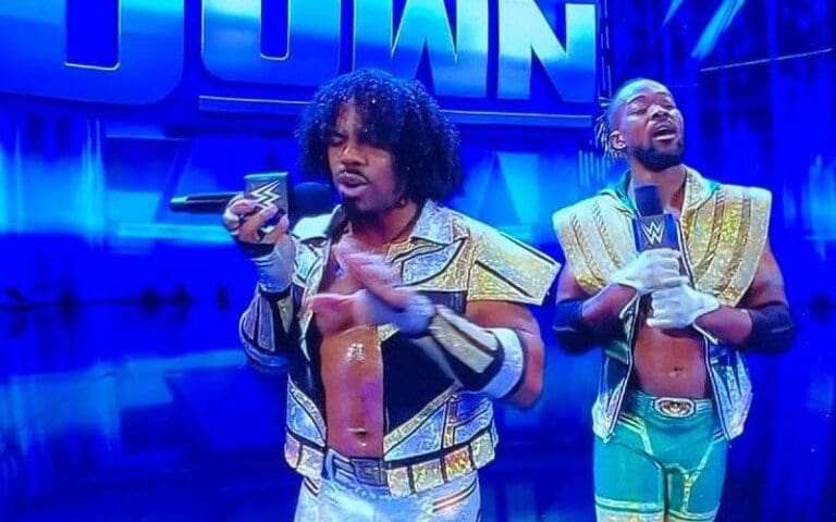 The New Day Rock Jason David Frank Tribute Gear On WWE SmackDown