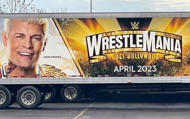 Cody Rhodes Featured On WWE's New WrestleMania 39 Truck Graphics