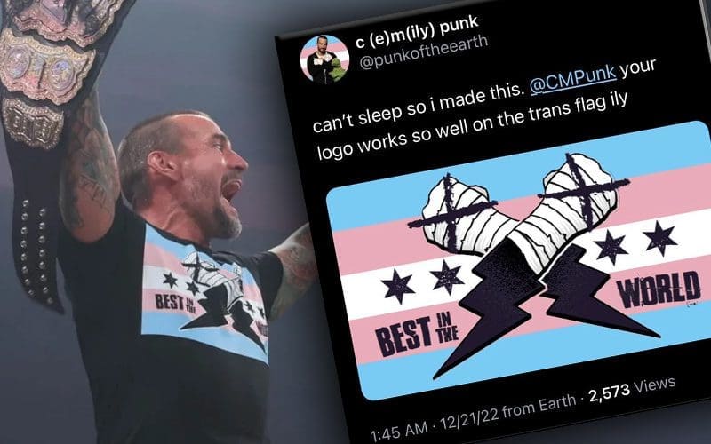 AEW Jacked New CM Punk Trans Pride T-Shirt Design From Fan Art
