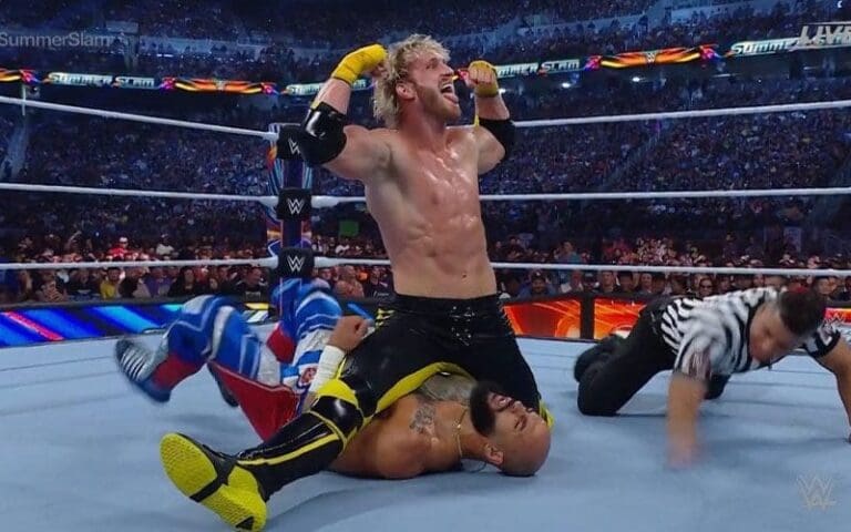 Logan Paul Debuts Hulk Hogan Tribute Move At SummerSlam