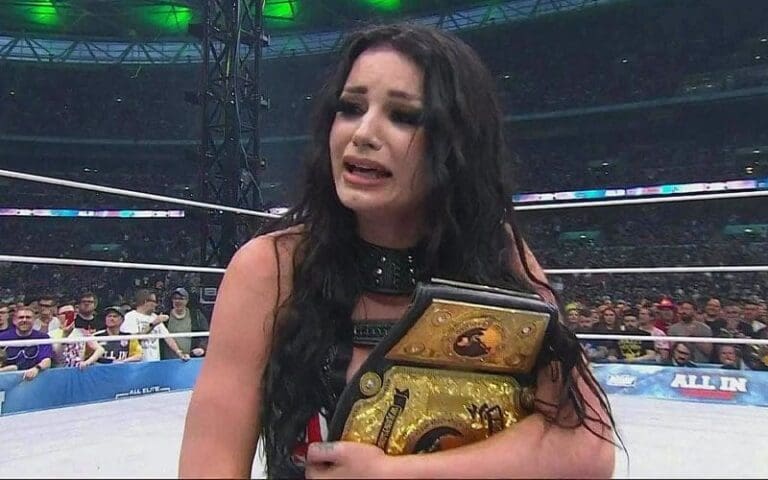 Saraya Wins AEW Women's Title At All In London