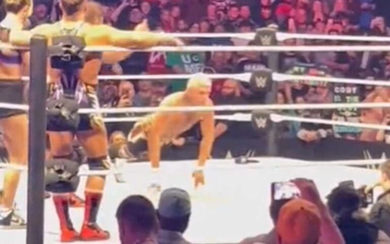 Cody Rhodes Brings Back a Classic Move at WWE Live Show