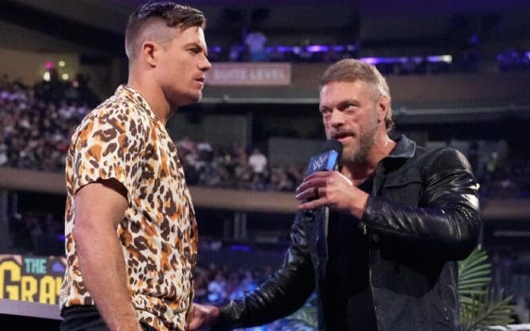 Grayson Waller Has Snarky Reaction To Adam Copeland's AEW Debut