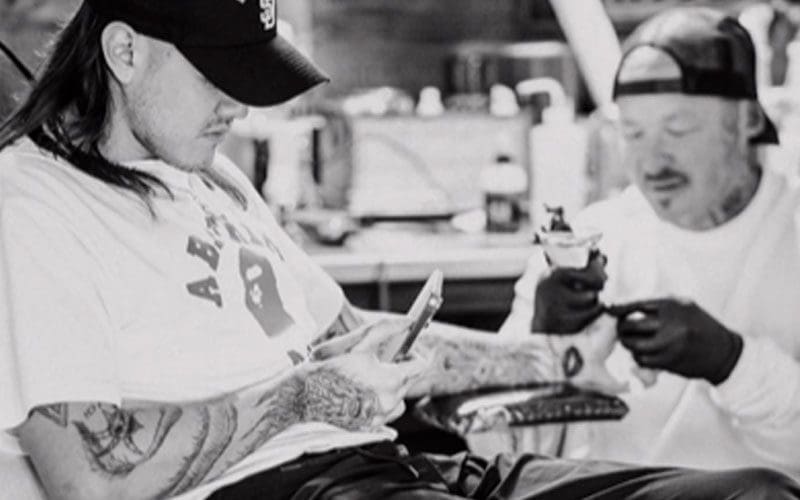 Dominik Mysterio Adds to Tattoo Collection With Striking New Ink