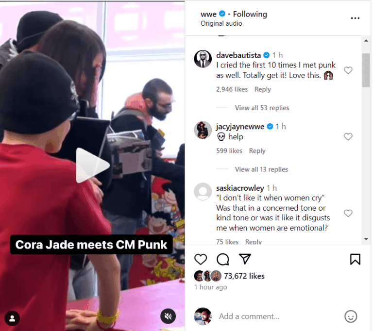 Batista Admits to Shedding Tears in Initial Meetings with CM Punk
