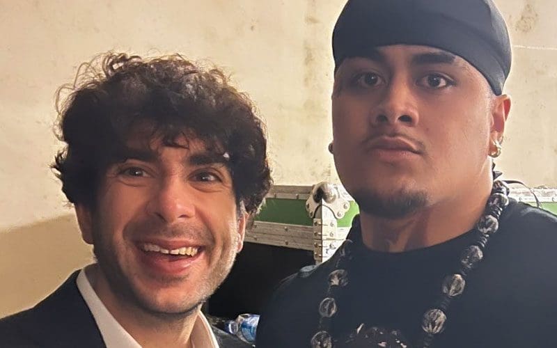 Bloodline Family Member Zilla Fatu Spotted Backstage at AEW Dynamite