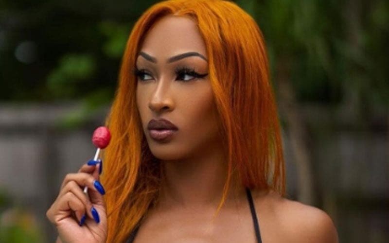 WWE NXT Star Jakara Jackson Showcases Confidence in Poolside Black ...