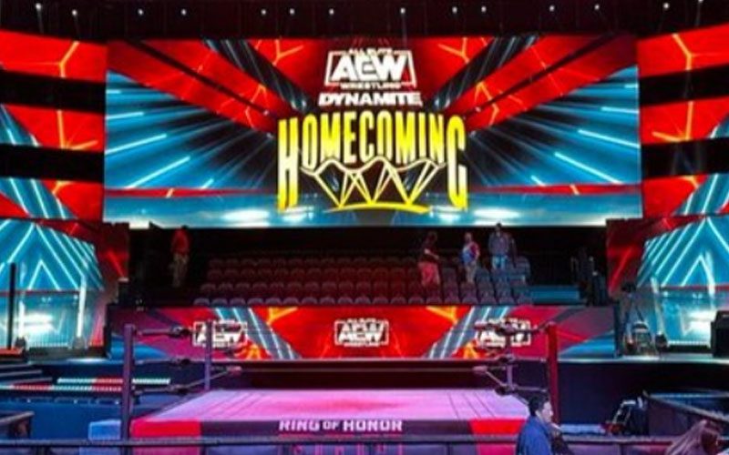 First Look At Daily's Place Staging For AEW Homecoming Dynamite