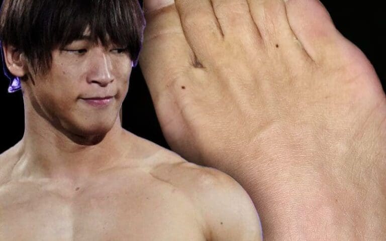 Kota Ibushi Shows Off Nasty Stitches After Ankle Surgery
