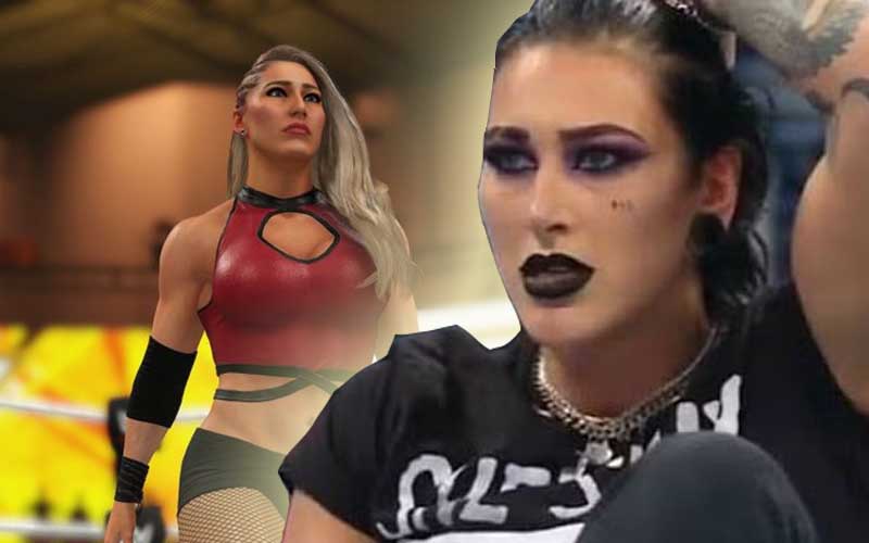 WWE2K24 Startles Rhea Ripley with Glimpse of Former Self Pre-Resident ...