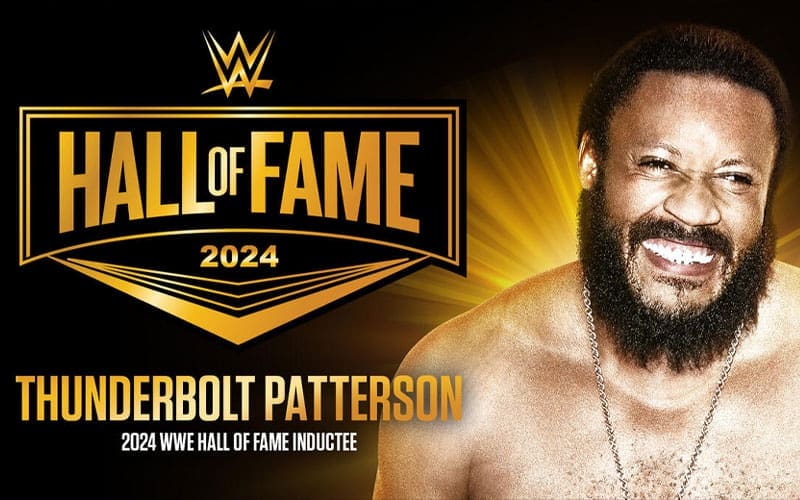 Thunderbolt Patterson Set For 2024 WWE Hall of Fame Induction