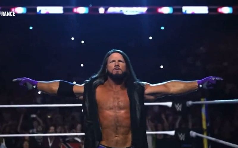 AJ Styles Breaks Character To Acknowledge Fans In France For The ...