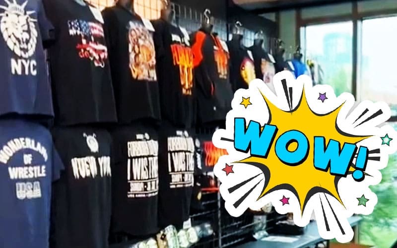 Footage Exposes Terrible State of Merchandise Stand at AEW x NJPW ...