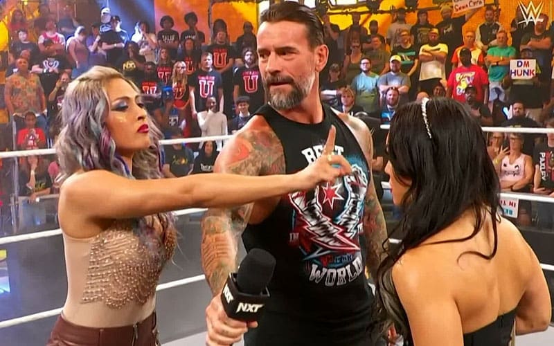 CM Punk Gets Involved in Women's Title Angle During 9/17 WWE NXT