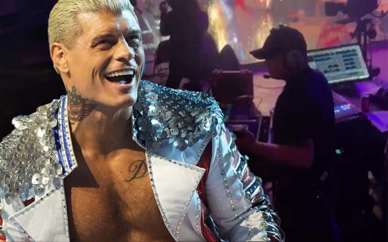 WWE Shares Behind-The-Scenes Footage of Cody Rhodes' Pyro Execution