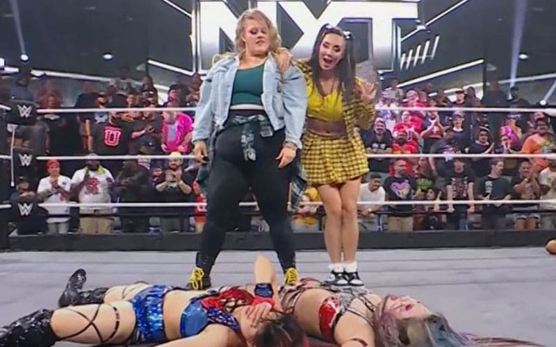 Chelsea Green & Piper Niven Invade 10/22 WWE NXT