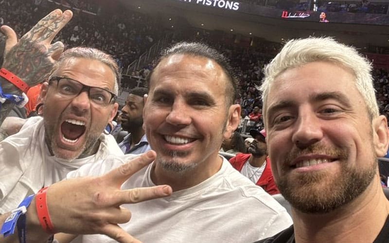Joe Hendry & Hardy Boys Cheer on Pistons Ahead of Bound for Glory 2024 ...
