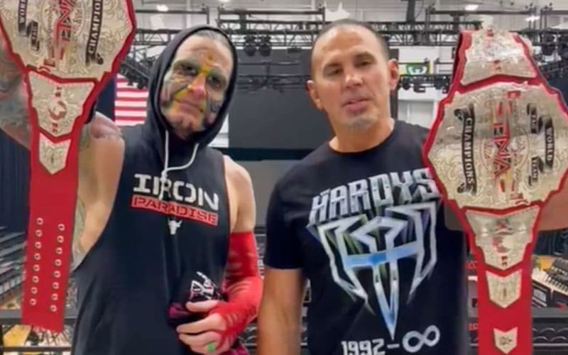 The Hardys' First Remarks After TNA Tag Team Title Win at Bound for ...