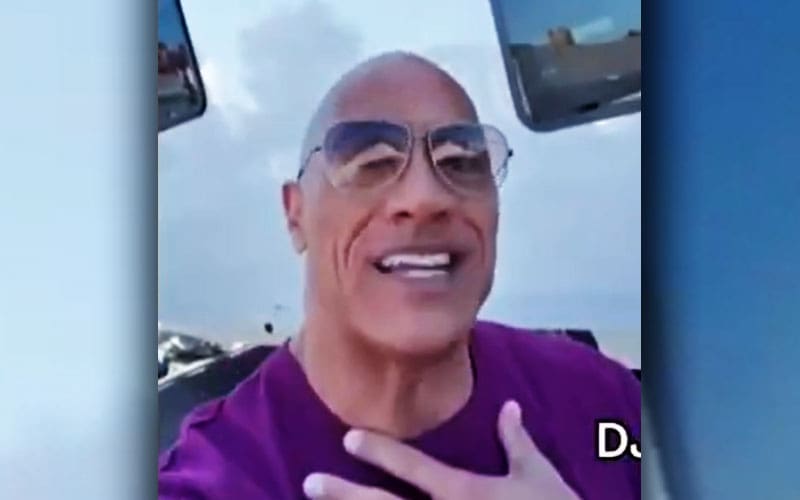 The Rock Sends Powerful Message to Team Agar Ahead of 2024 Kona Ironman