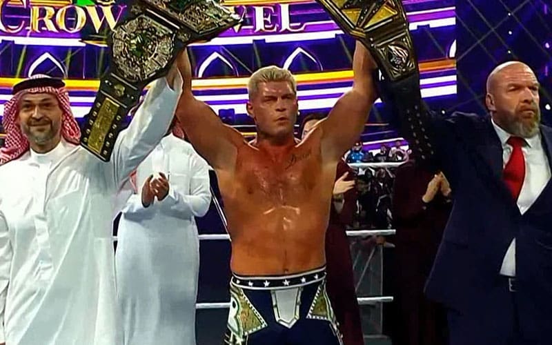 Cody Rhodes Beats GUNTHER Clean to Win WWE Crown Jewel Championship