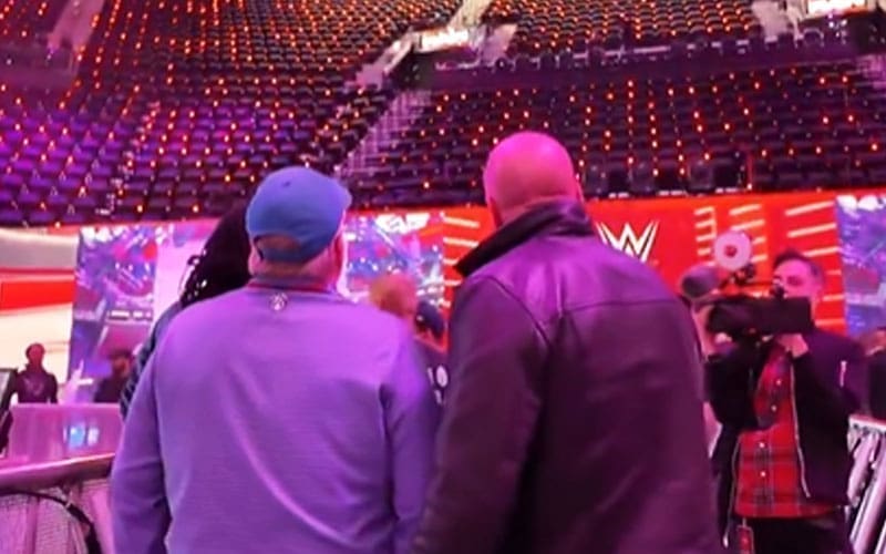 Triple H Reveals Behind-The-Scenes Look at Setup for WWE RAW Netflix ...