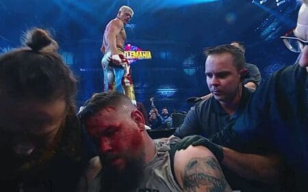 Kevin Owens Takes Brutal Bumps as Cody Rhodes Claims WWE Championship ...