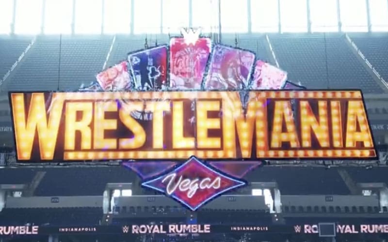 WrestleMania 41 Sign Raised at WWE Royal Rumble Venue Hours Before Event