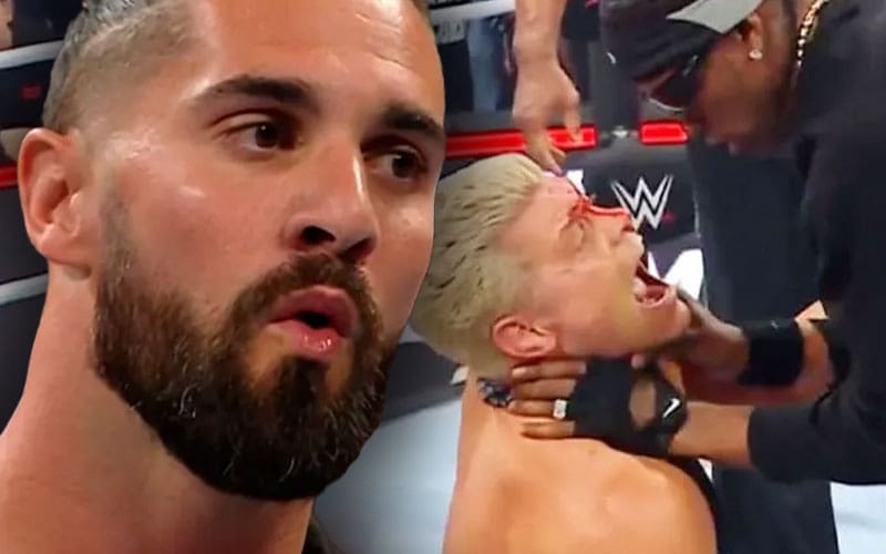 Seth Rollins Rips Travis Scott for Sloppy WWE Spot at Elimination Chamber