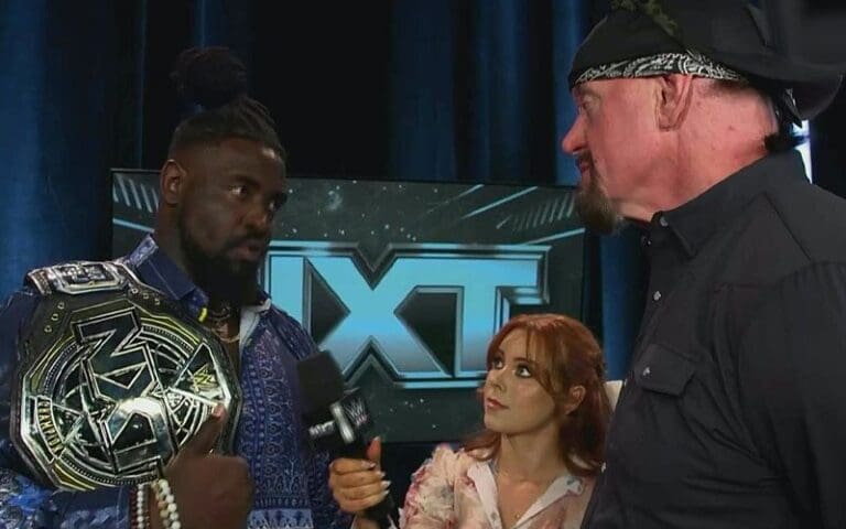 The Undertaker Gives Oba Femi Serious Warning During 4/29 WWE NXT
