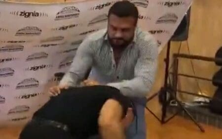 Alberto Del Río Attacks Hijo del Vikingo and Latin Lover With Chair in ...